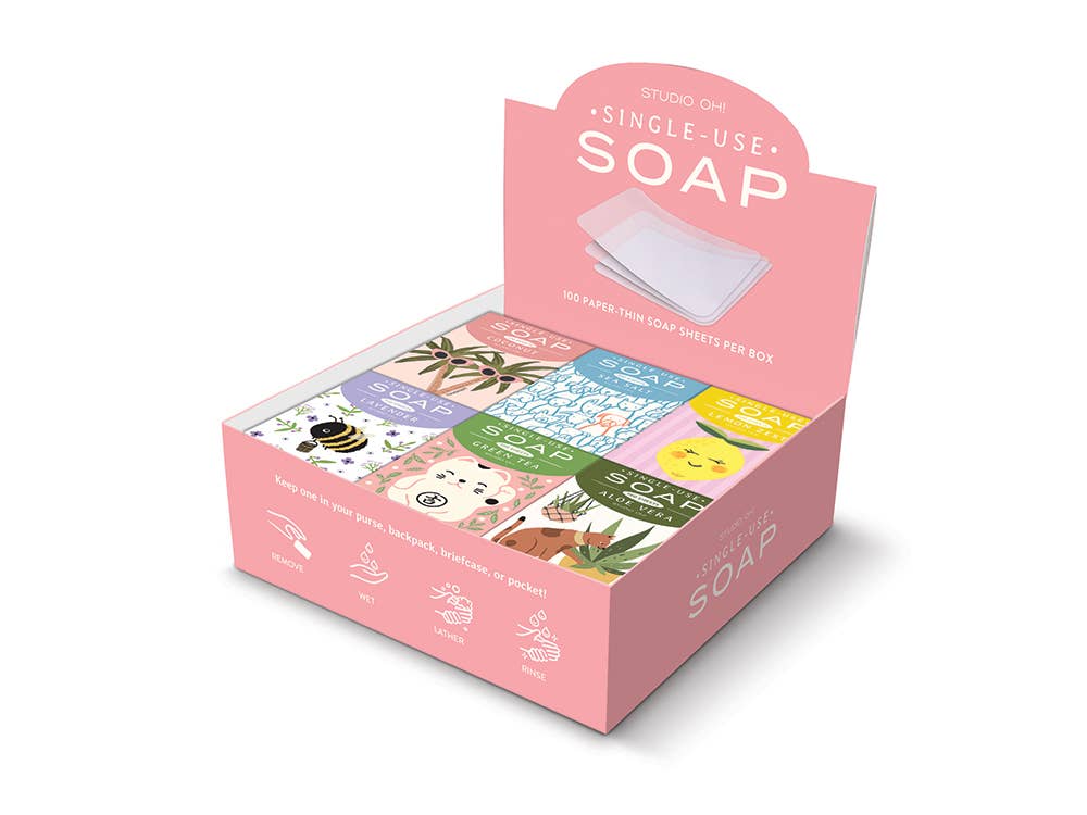 Single-Use Soap Countertop Display – Desert Beauty